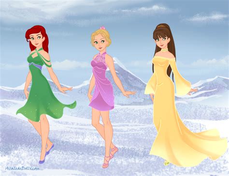 Ariels Sisters Adella Andrina And Ariel By Librane On Deviantart