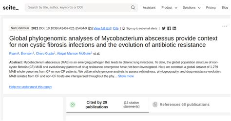 Global Phylogenomic Analyses Of Mycobacterium Abscessus Provide Context For Non Cystic Fibrosis