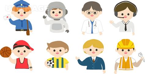 직업캐릭터3 Biniban 아이콘 우체부 우주비행사 의사 남자캐릭터 전문직 직업 아이콘 셋트 시리즈 피디 방송국 농구 축구 농구선수 축구선수