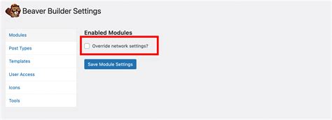 Settings Overview Beaver Builder Knowledge Base