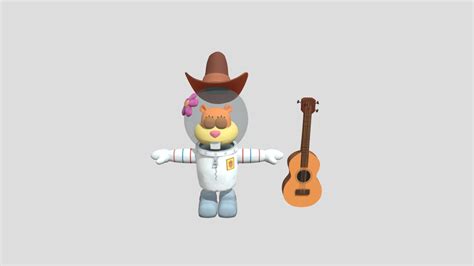 Sandy Cheeks 3d Model By Jessie Brewster Jessieadamsclothing