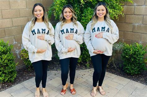Threefold Blessings In California A Synchronized Journey Of Expectant