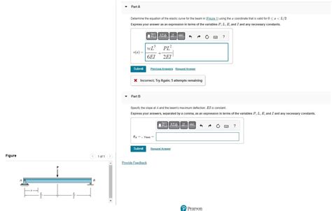 [solved] determine the equation of the elastic curve for
