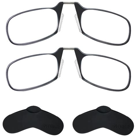 Noble Ultra Slim Reading Glasses 2 Pairs With Armless Design And