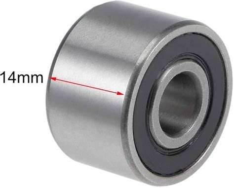8mm Inner Diameter Ball Bearing Uxcell 608 14 2rs 8mm X 22mm X 14mm