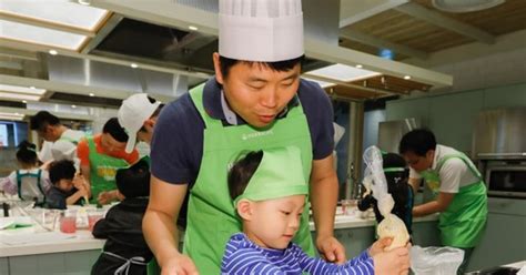 아빠와 함께 컵케이크 만들어요