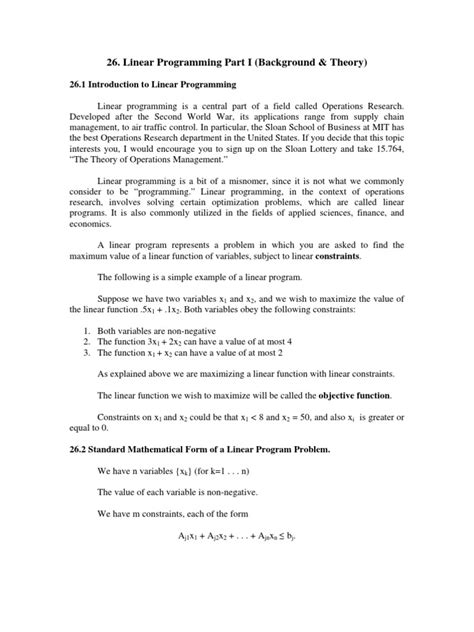 Linear Progm Pdf Linear Programming Vertex Geometry