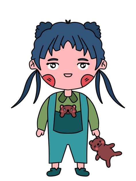 Smile Girl Cartoon 27134522 Png