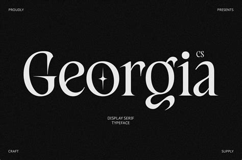 Georgia Font Dafonthub