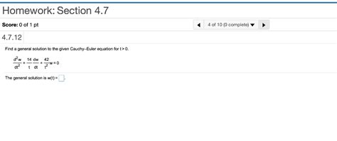 Solved Homework Section 4 7 Score 0 Of 1 Pt 4 7 12 4 Of 10