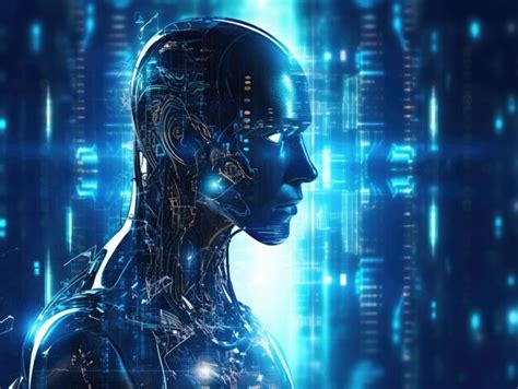 Premium Ai Image The Algorithmic Head Of A Human Being With Digitally Coded A Detailed