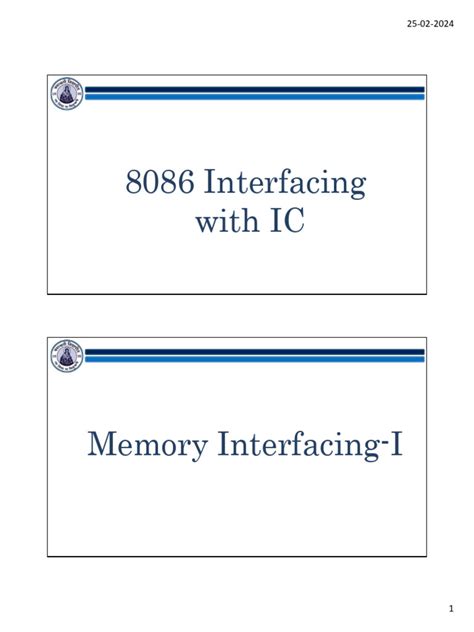 Memory Io 8255 Interfacing Pdf Inputoutput Computer Architecture