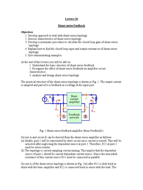 Files 3 Lesson Notes Lecture 26 Pdf Amplifier Electrical Engineering