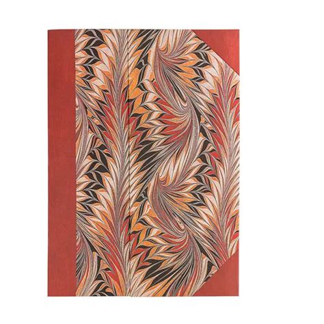Paperblanks Cockerell Marbled Paper Rubedo Document Folder — Pulp