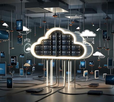 Cloud Systems Technology Premium Ai Generated Image