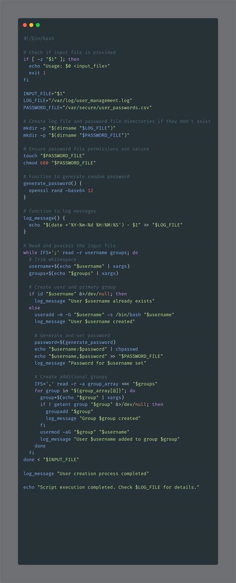 David Moses On Linkedin Automating Linux User Management With Bash