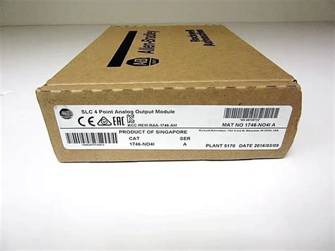 1746 no4i slc 4 point analog output module industrial