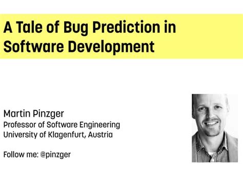 A Tale Of Bug Prediction In Software Development Pdf Operating A Tale Of Bug Prediction In Software Development Pdf Operating