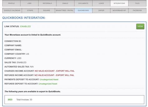why am i seeing an error message when trying to export my invoices to