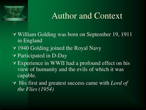 William Goldings Masterpiece Ppt Download