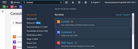 guided lab creating an aws lambda function to return an html page