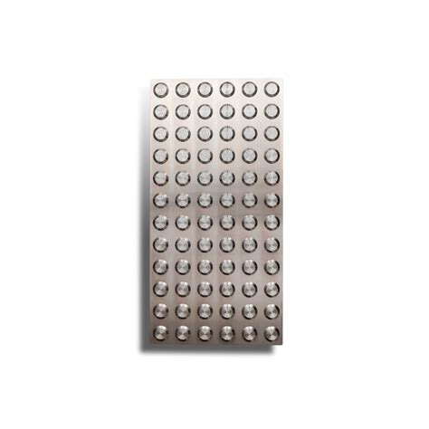Tactile Indicator Plate Stainless Steel 300x600mm Entry Mat