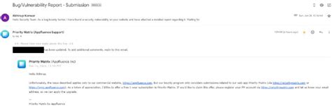 abhirup konwar on linkedin 🔒 reported a vulnerability and scored some