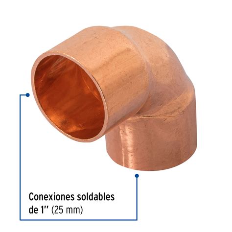 Codo 90° De Cobre De 1 Foset Truper Grupo Ferre Max