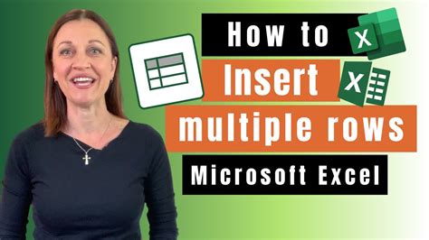 How To Insert Multiple Rows In Microsoft Excel Inc Shortcut Key