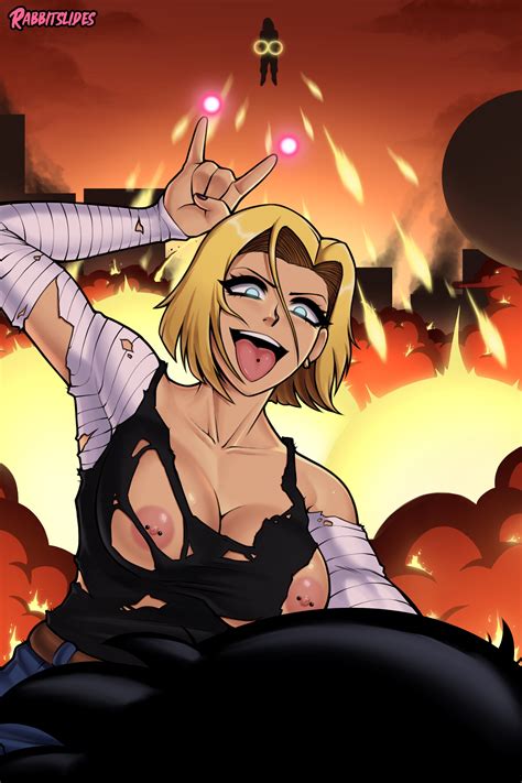 Rule 34 Android 17 Android 18 Breasts Breasts Out Dragon Ball Z