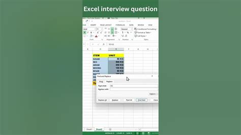 excel interview question tips and tricks excel exceltips youtube