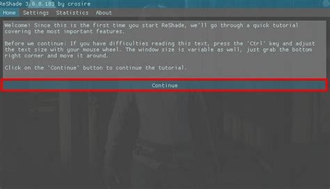 Reshade Setup