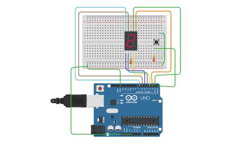 Circuit Design Copy Of Seven Segment Tinkercad