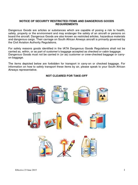 Dangerous Goods En Download Free Pdf Dangerous Goods Airport Security
