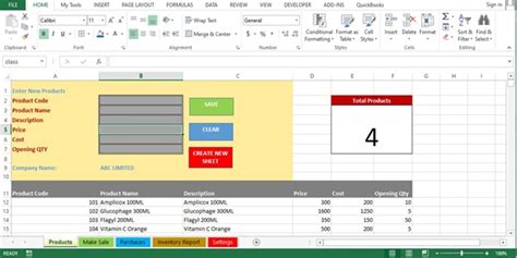 Comprehensive Sales And Inventory Management Excel Template [xlsm
