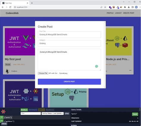 Build React Query And Axios Crud App With Restful Api