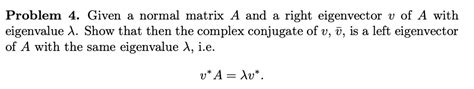 A Proof Of An Interesting Property Of Normal Matrices Golden Hours