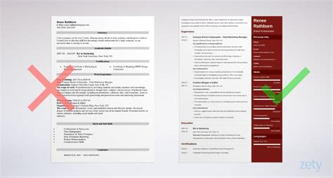Brand Ambassador Resume Sample