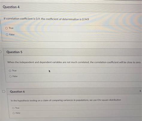 Solved If Correlation Coefficient Is 0 9 The Coefficient Of Chegg Com