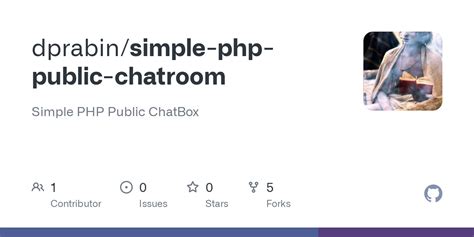 Github Dprabinsimple Php Public Chatroom Simple Php Public Chatbox