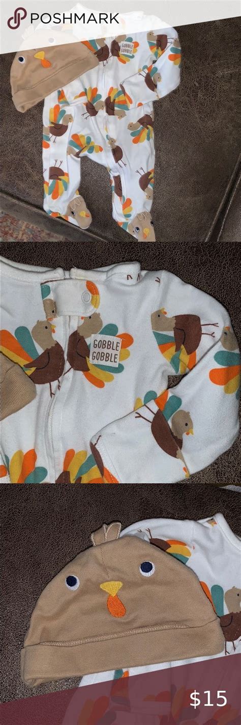 Carters Thanksgiving Sleeper And Cap