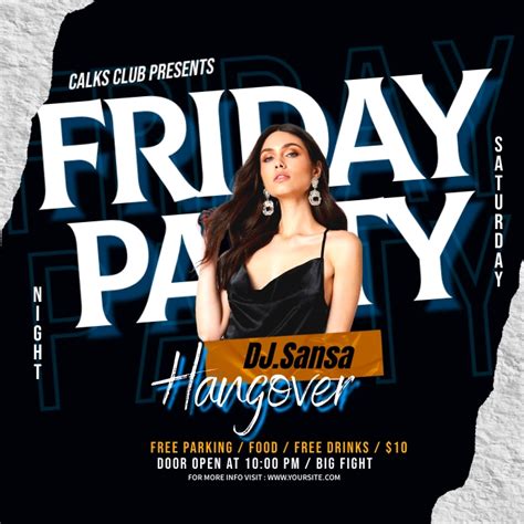 Party Night Ads Template Postermywall