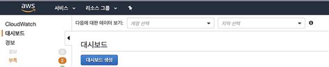 중요 Aws Monitoring 1 Cloudwatch 대시보드 구성