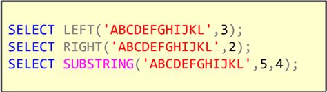 T Sql 101 46 Using Left Right And Substring To Extract Substrings In Sql Server The Bit Bucket