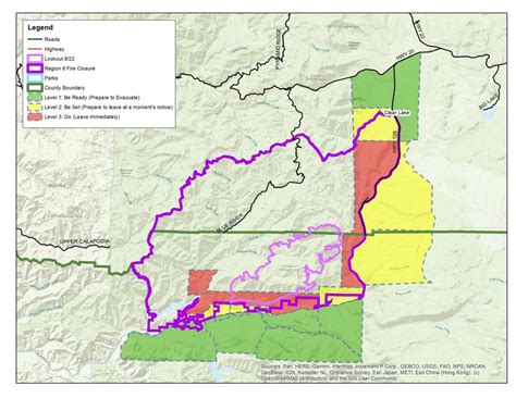 Lookout Fire Update And Evacuation Map Aug 23 Linn County Oregon