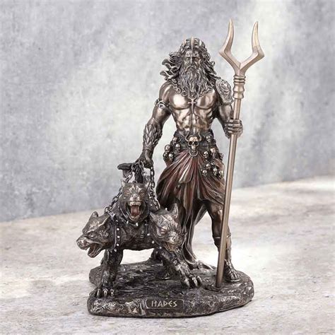 Hades With Cerberus Statue