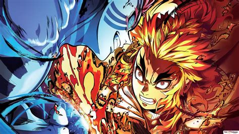 Demon Slayer Rengoku Vs Akaza Fighting Bgm Kimetsu No Yaiba Mugen