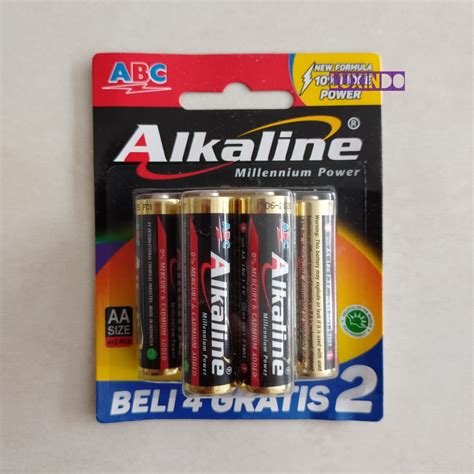 Baterai Abc Alkaline Aa Isi 6 Pcs 1 5v Lazada Indonesia