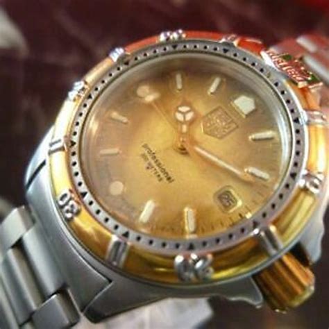 Tag Heuer 995 408k Gold Silver Date Womens Vintage Watch Swiss Quartz