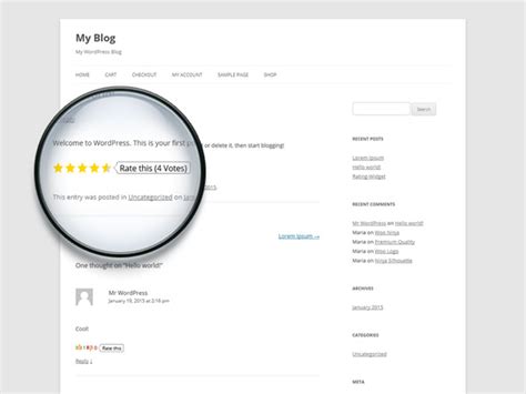 Rating Widget Star Review System Download Free Wordpress Plugin 【2022】